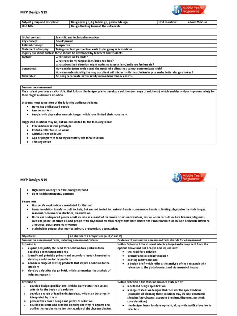 M 8 Techm Plan-N19 1911 1 e | PDF | Design | Target Audience