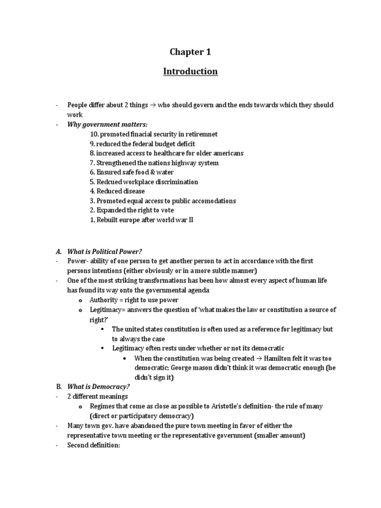 Why Government Matters | PDF | Democracy | Political Ideologies