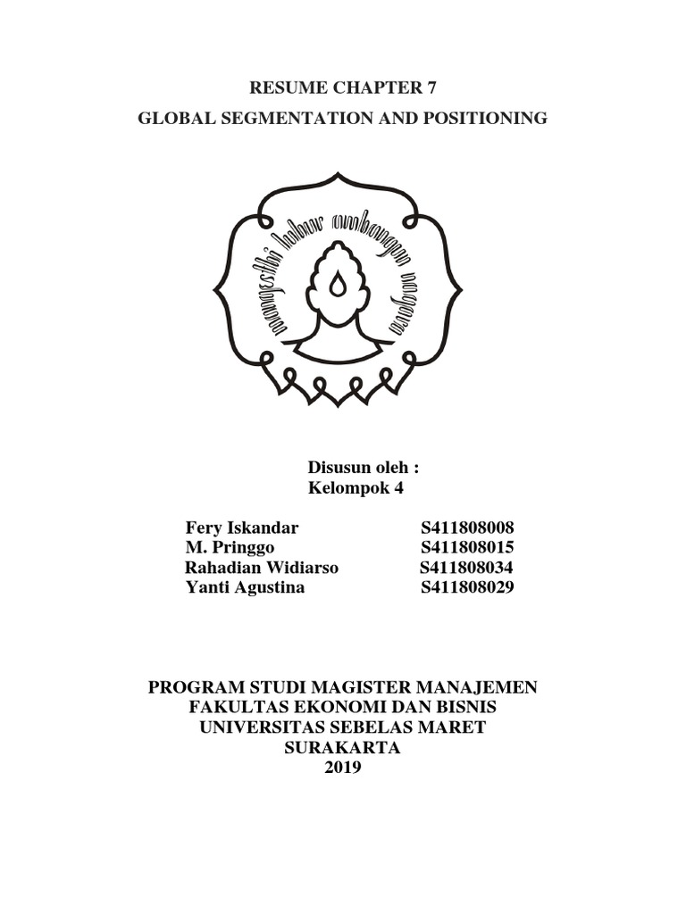 Global Segmentation and Positioning | PDF