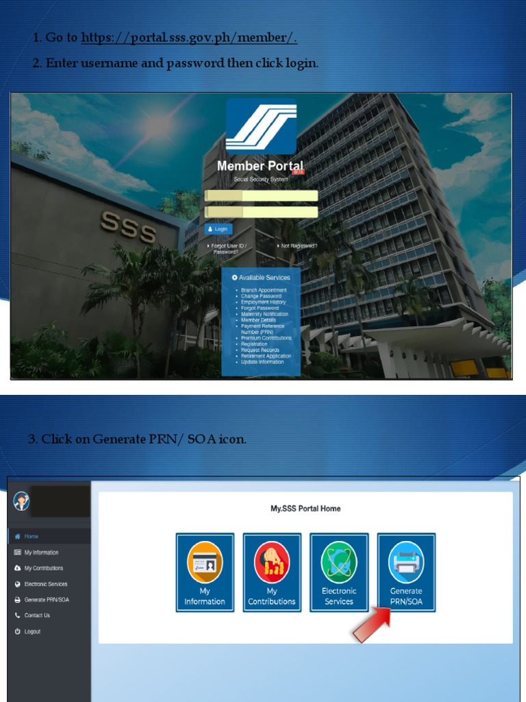Howto Generate SSS PRN | PDF