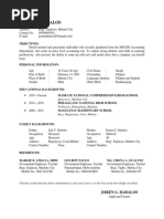 CERTIFICATION Solo Parent | PDF