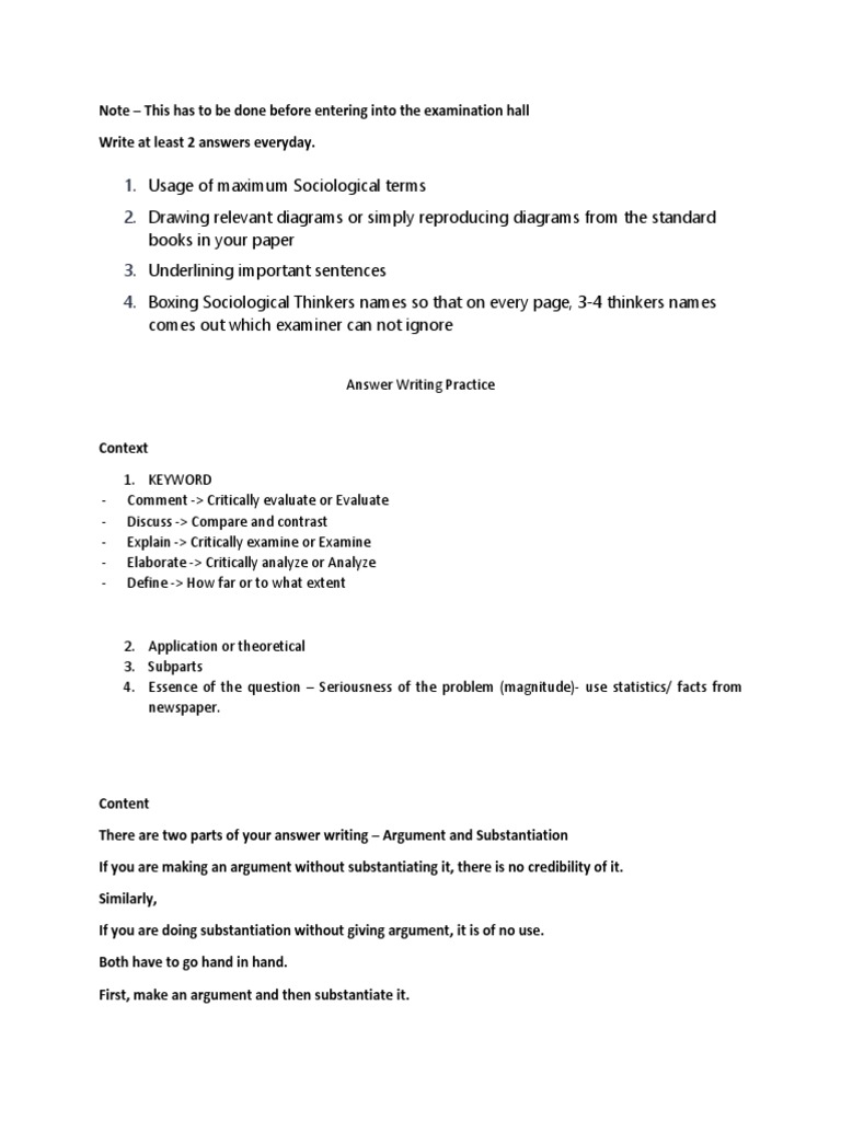Answer Writing Smriti Mam | PDF | Social Structure | Sociology