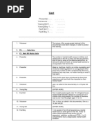 PSA Script Format Template Guide | PDF | Typography | Human Communication