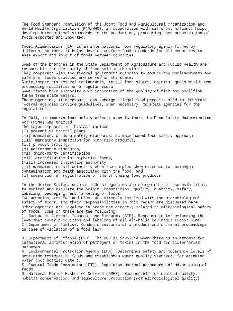 Food Microbiology Lecture Presentation Notes 2019 | PDF | Food Safety ...