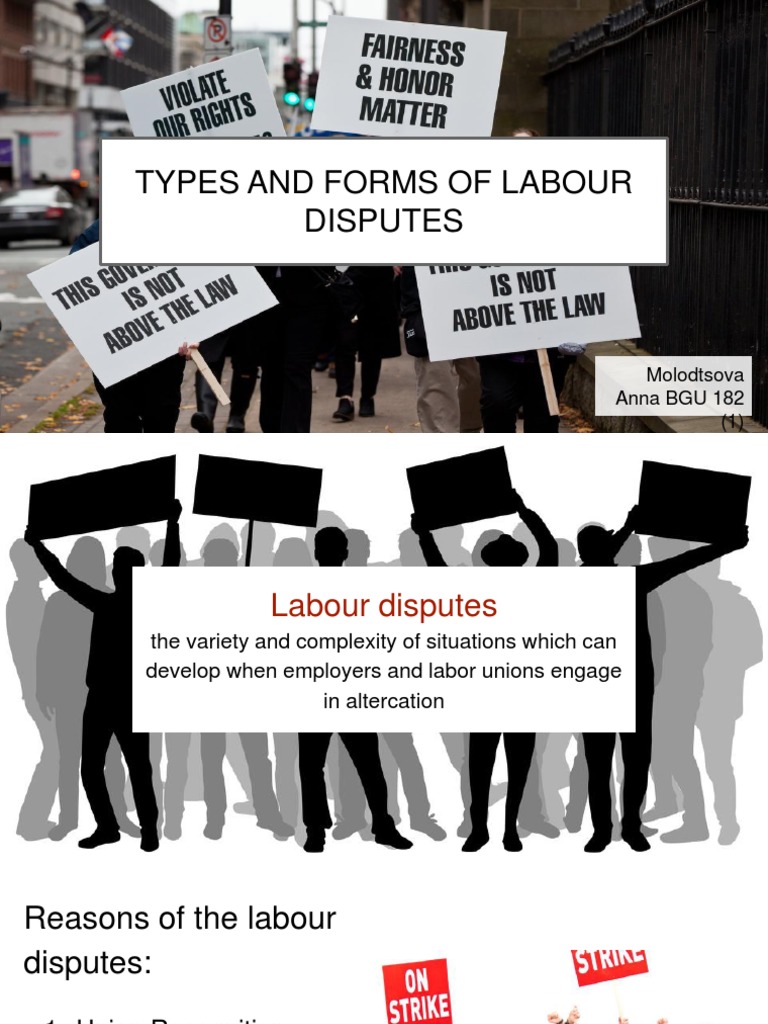 Types and Causes of Labour Disputes | PDF