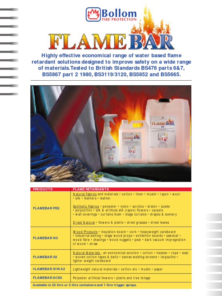 Flamebar Info Sheet | Download Free PDF | Curtain | Textiles