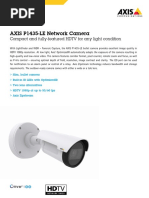 AXIS M4327-P Camera Datasheet | PDF | Camera | Video