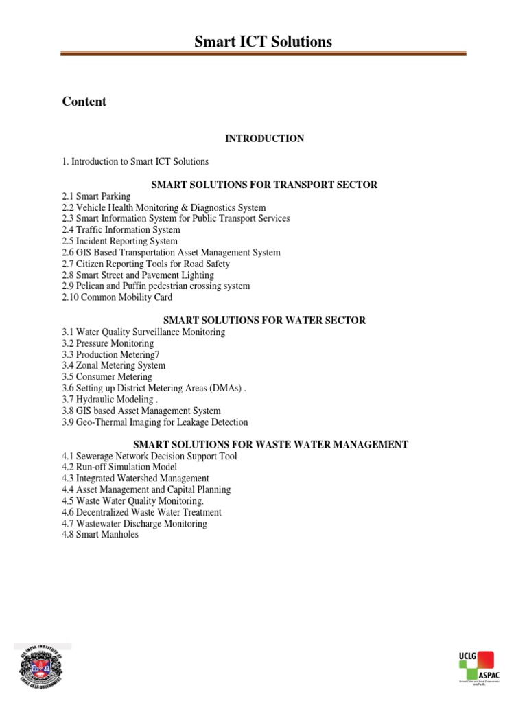 Smart ICT Solutions | PDF | Building Automation | Surveillance