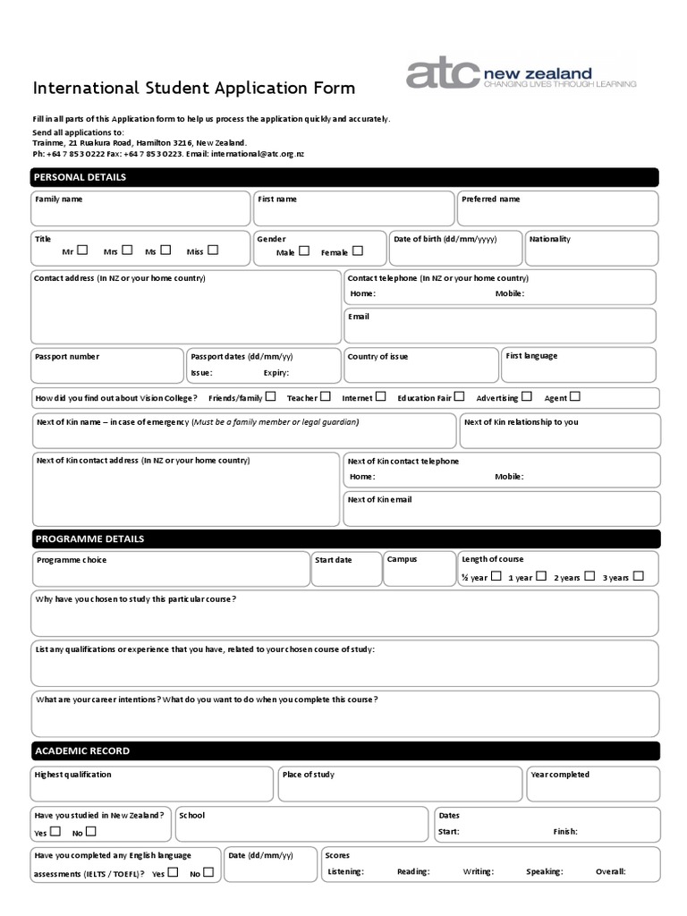 International Student Application Trainme v2 | PDF | Government ...
