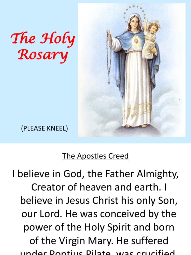 The Holy Rosary Sorrowful Mystery | PDF | God The Father | Mary, Mother ...