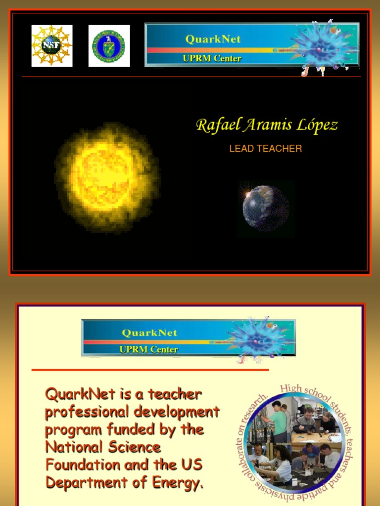 QuarkNet-Matter Aramis | PDF | Matter | Atoms