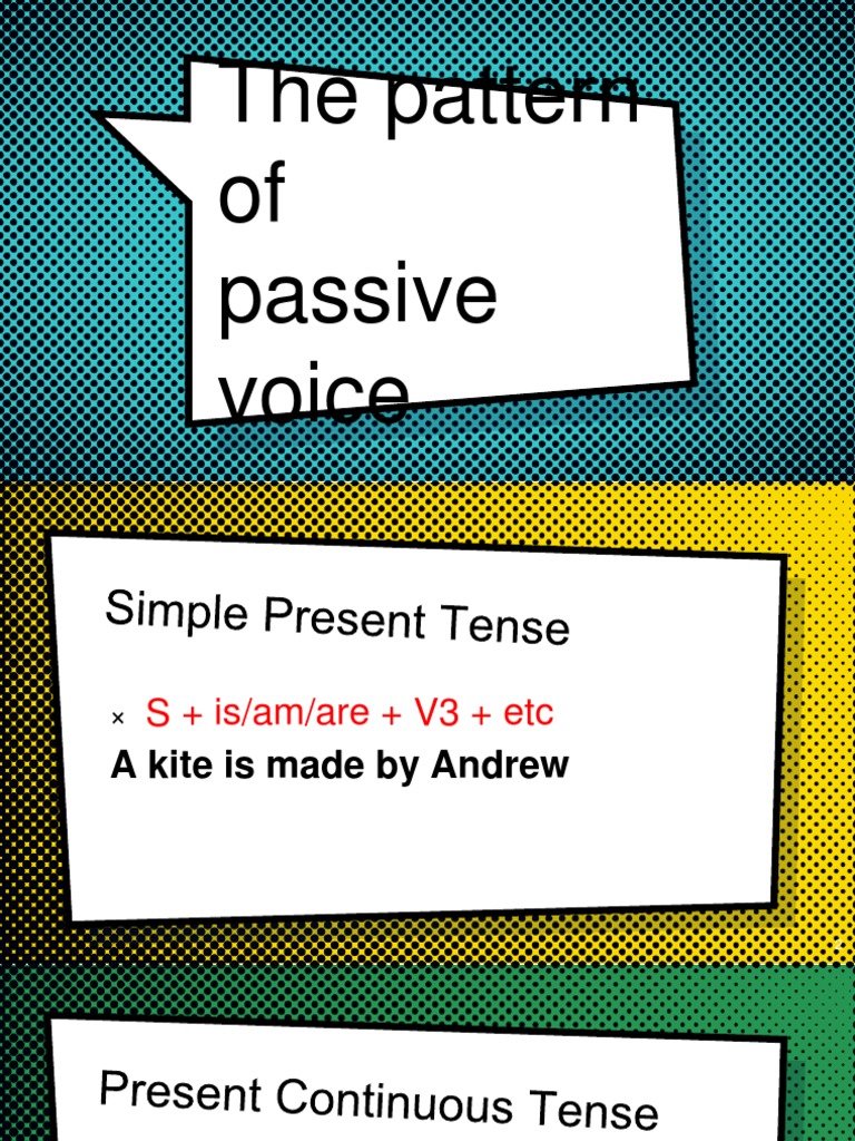 The Pattern of Passive Voice | PDF | Language Arts & Discipline ...