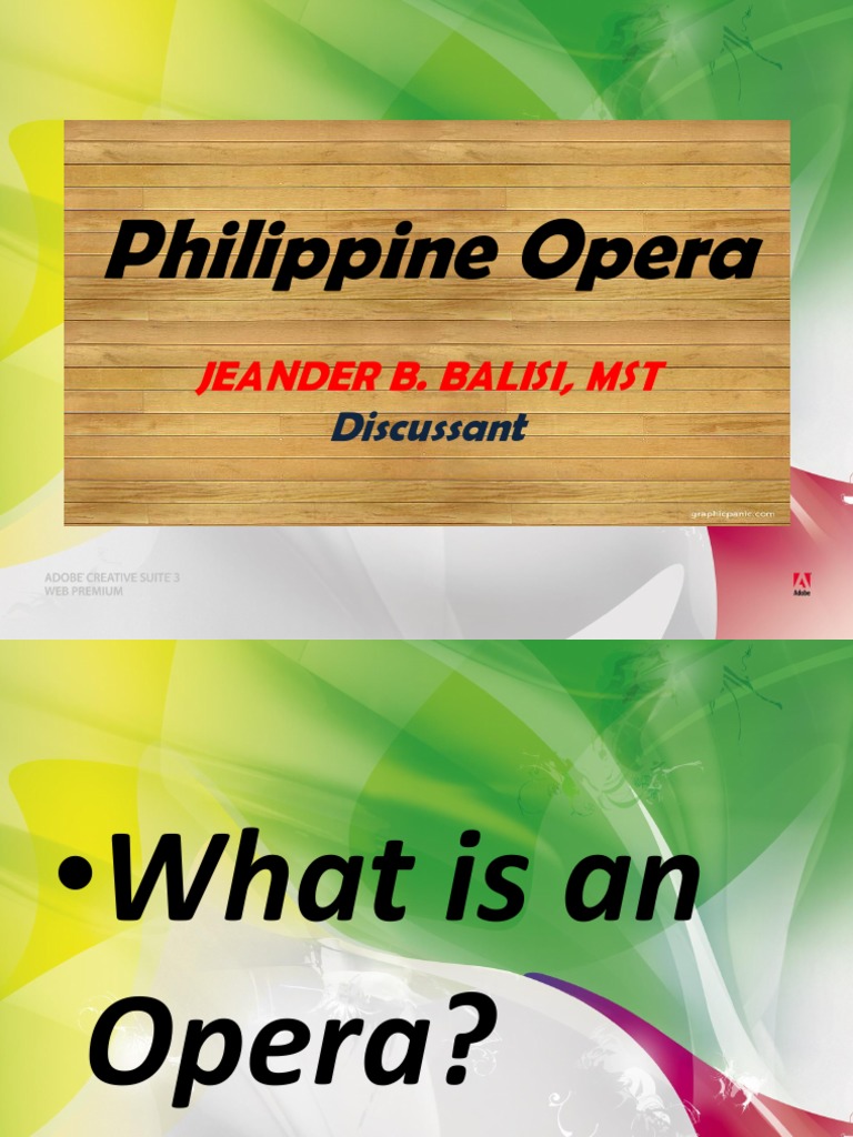 Philippine Opera | PDF | Opera | Philippines