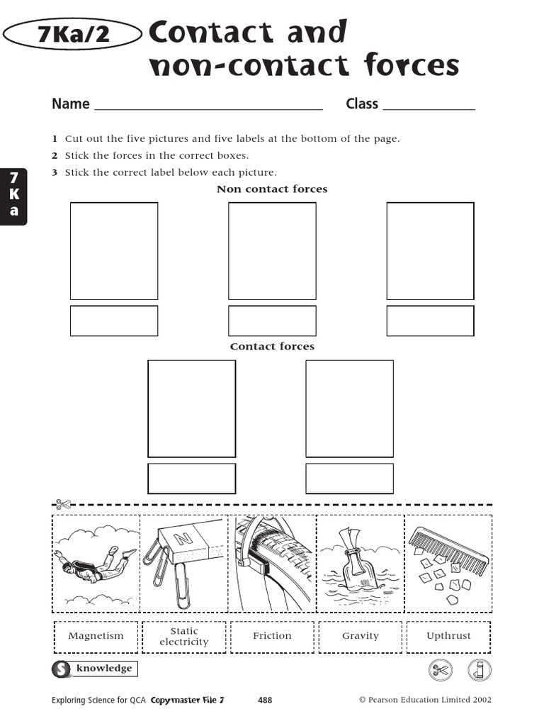 Lesson 1 - Contact and Non-Contact Forces | PDF