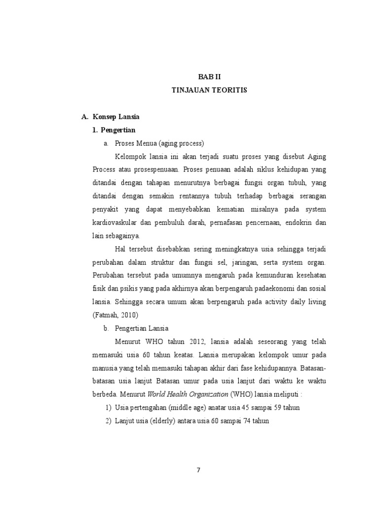 Bab II Tinjauan Teoritis | PDF