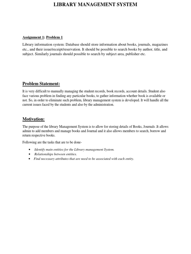 Library Management System | PDF | Libraries | Information Science