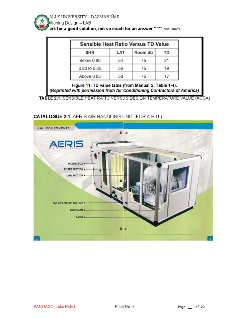 Catalogue 2.1. Aeris Air Handling Unit (For A.H.U.) | PDF