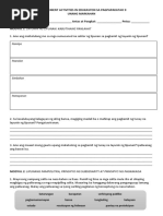 ESP 9 Supplemental Activities | PDF