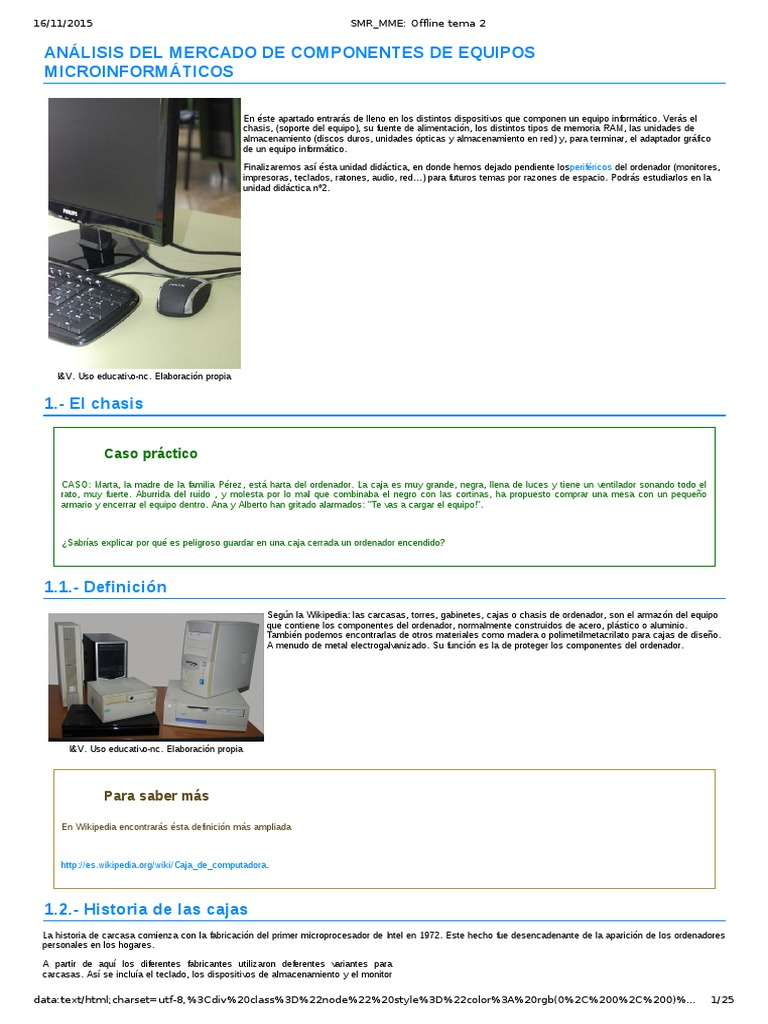 Grado Medio Informatica Tema 2 Mantenimiento y Reparación | PDF ...