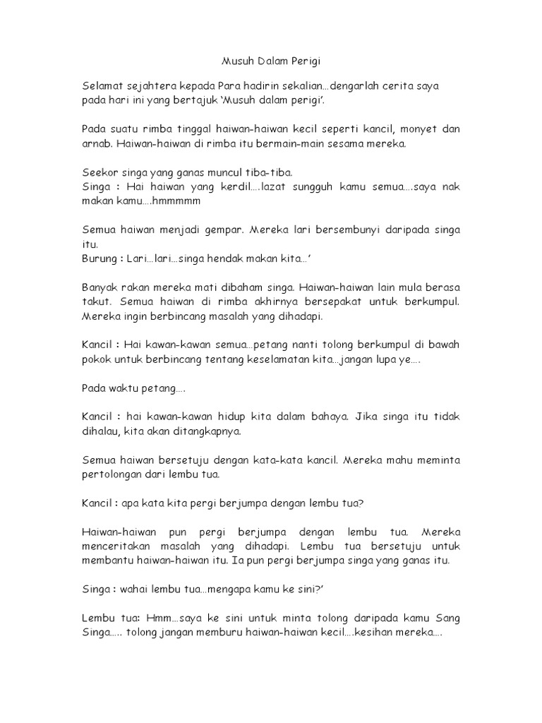 Musuh Dalam Perigi | PDF