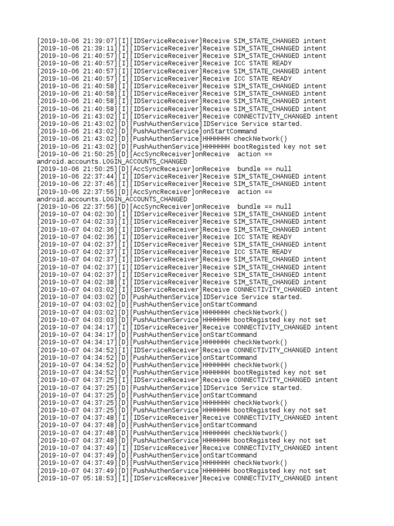 Lenovo ID Service Connectivity Logs | PDF