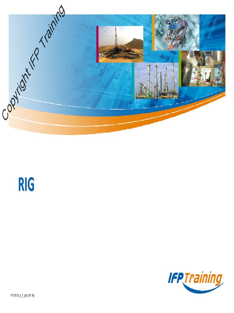 IFP Training IFP Training: EP 20718_a_F_ppt_00 Rig | Forage | Biens ...