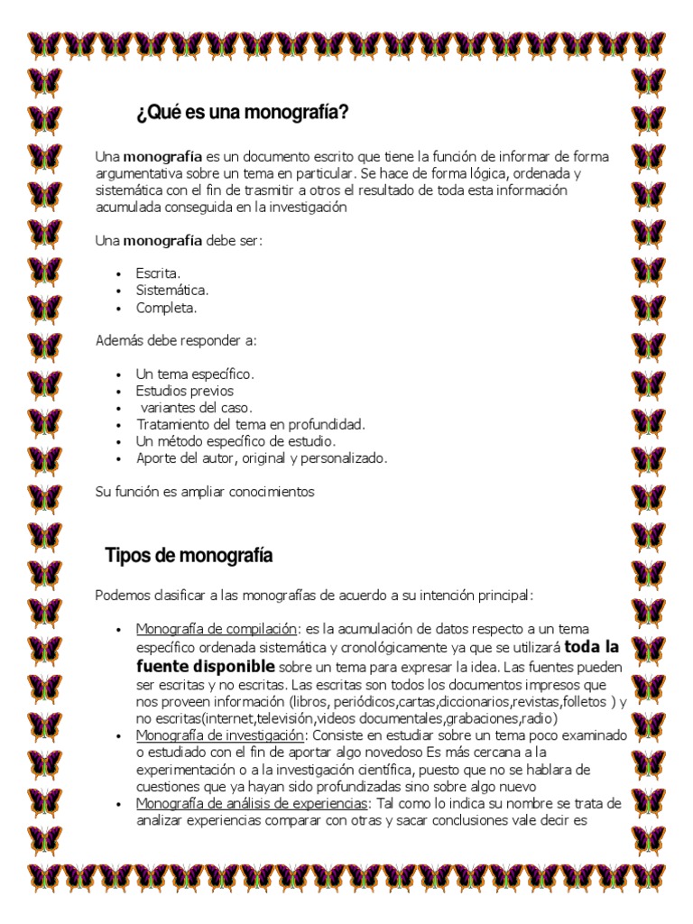 Qué Es Una Monografía | PDF | Compilador | Información