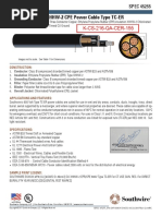 Power Cable Data Sheet | PDF | Components | Force