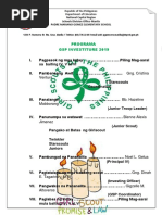 Escoda Day Ceremony Program 2018 | PDF