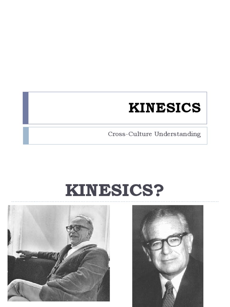 Kinesics: Cross-Culture Understanding | PDF