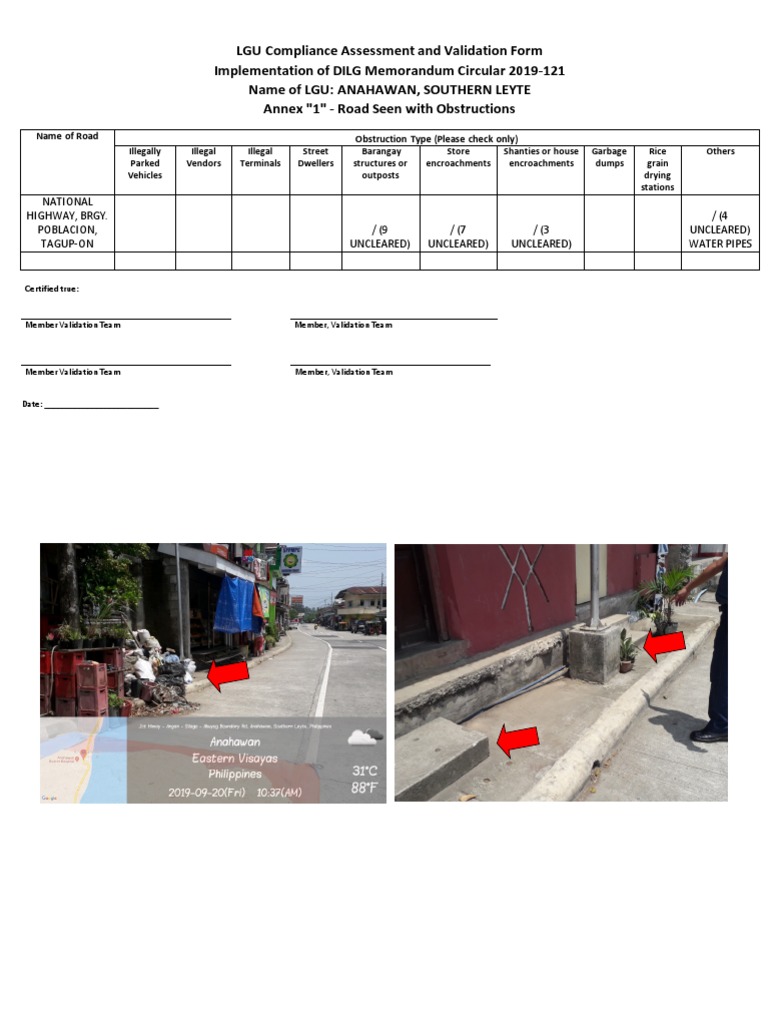 Road Clearing Report | PDF