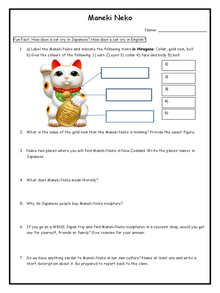 Maneki Neko: Name | PDF