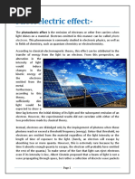 Project On Photoelectric Effect Class 12 | PDF | Photoelectric Effect ...