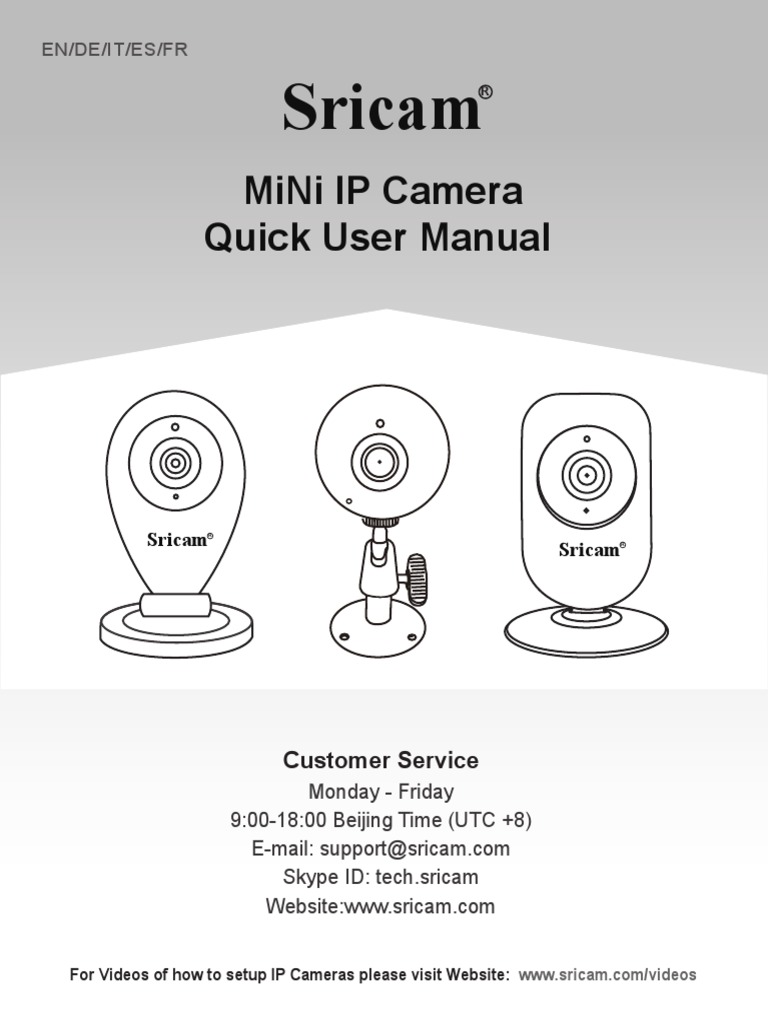 MiNi IP Camera Quick User Manual | PDF | Wi Fi | Transport Layer Security