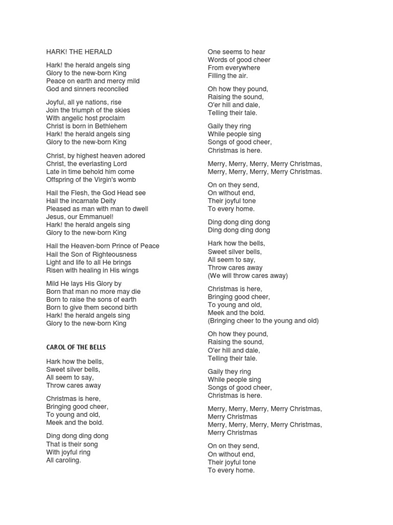 Christmas Song | PDF | Santa Claus | Santa Claus's Reindeer