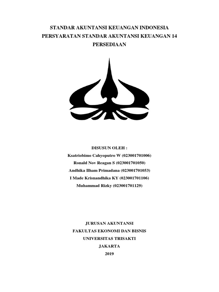PSAK 14: Akuntansi Persediaan | PDF | Pengelolaan Keuangan & Uang