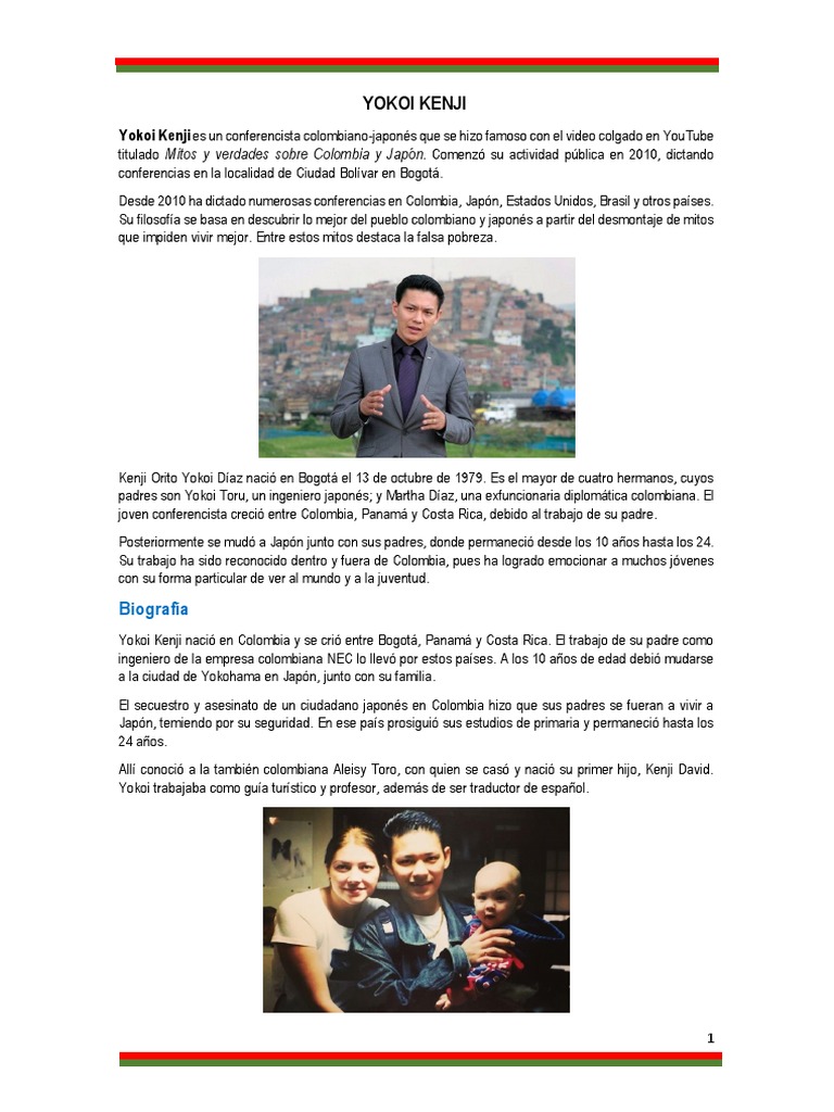 Yokoi Kenji PDF | PDF | Colombia | Japón