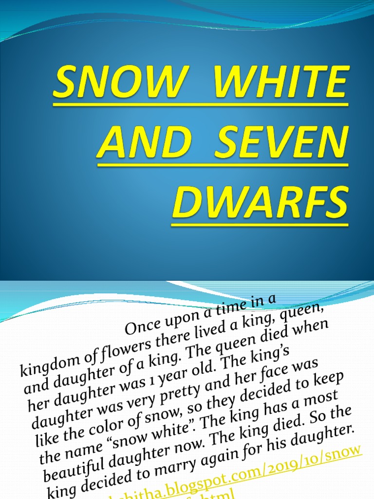 Snow White and Seven Dwarfs | PDF