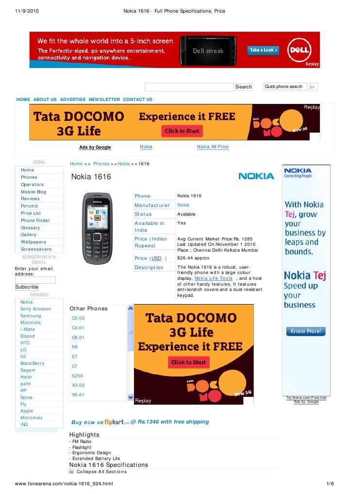 Nokia 1616: Ads by Google | PDF | Nokia | Htc