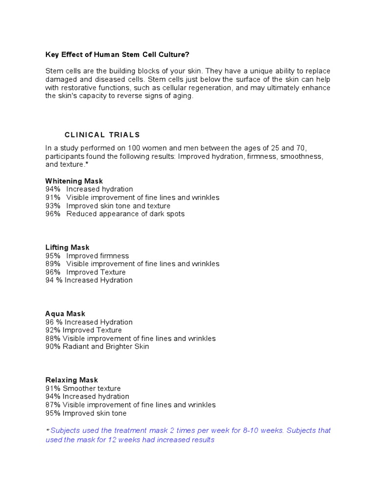 Additional Information On Cell Mask | PDF | Wrinkle | Stem Cell
