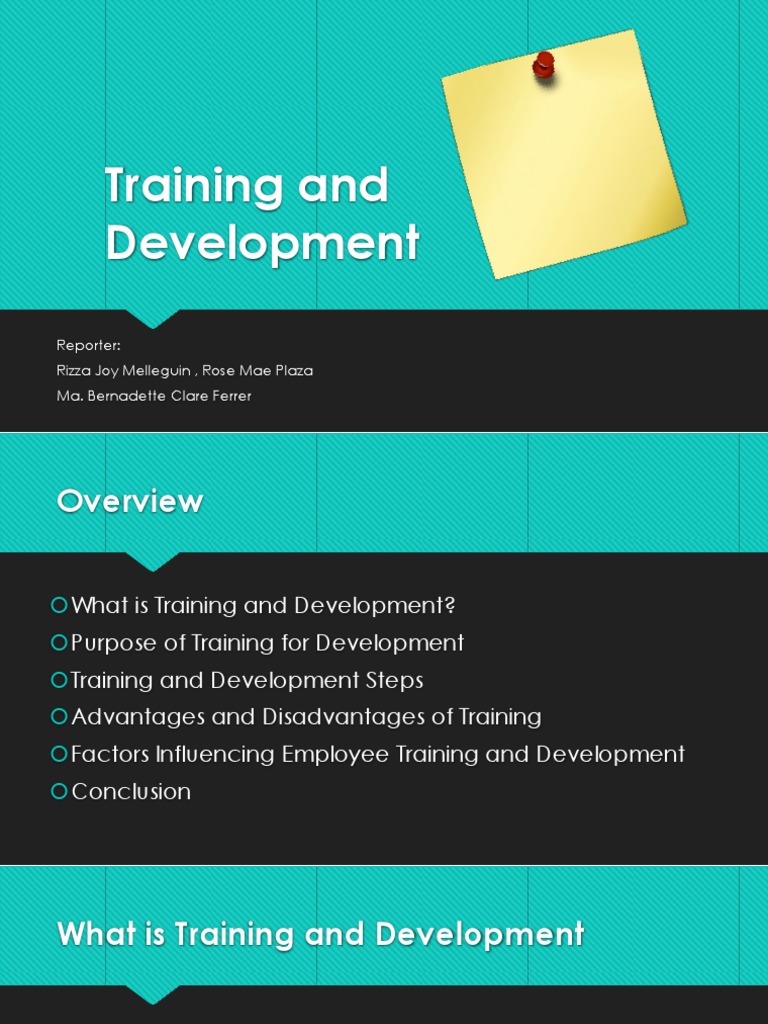 Training and Development | PDF | Employment | Learning