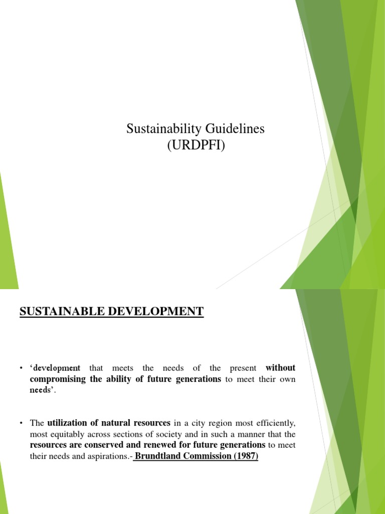 Sustainability Guidelines Overview | PDF | Environmental Impact ...