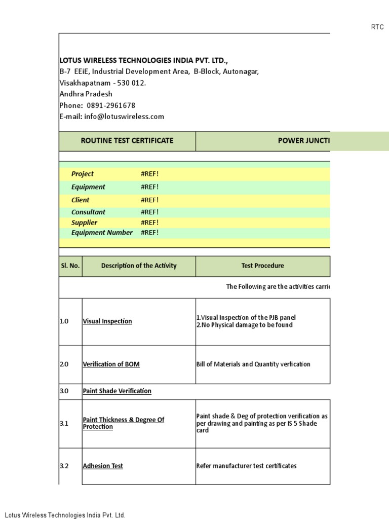 Internal Dispatch Clearance Checklist | PDF | Engineering Tolerance | Verification And Validation