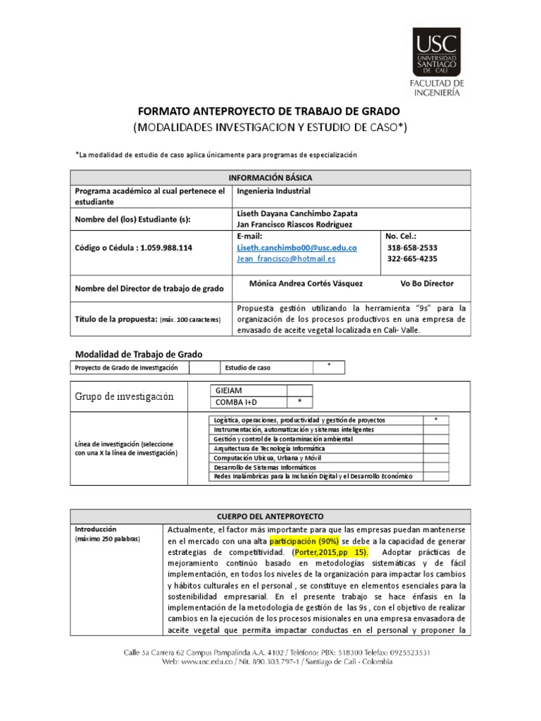 Herramienta Aplicando 9S | PDF | Lean Manufacturing | Business