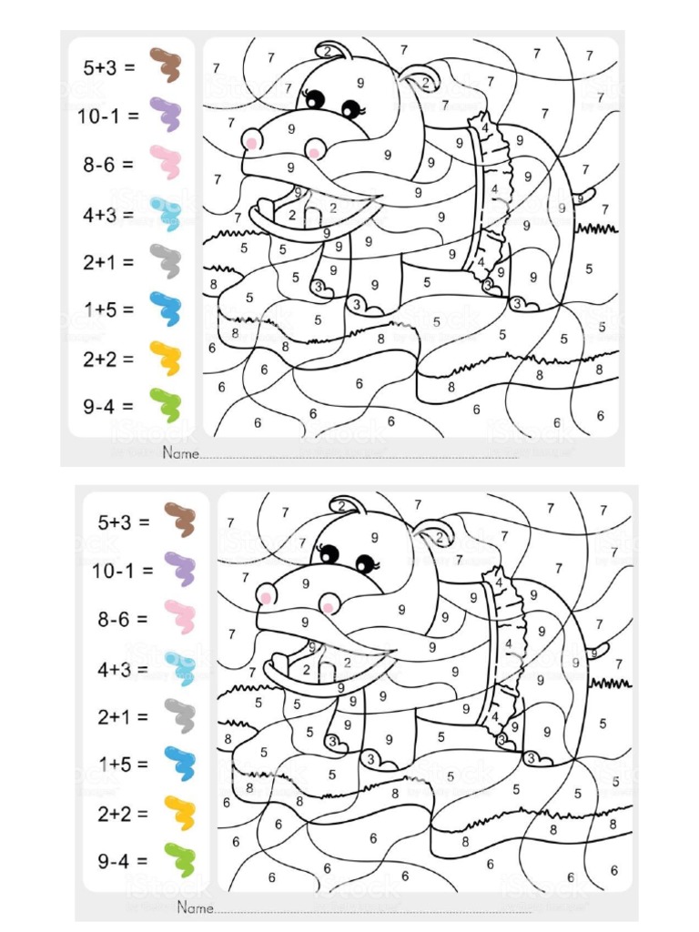 Hipopotamo de Sumas y Restas | PDF