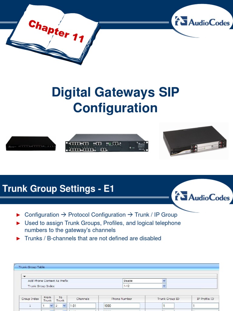 Digital Gateways SIP Configuration | PDF