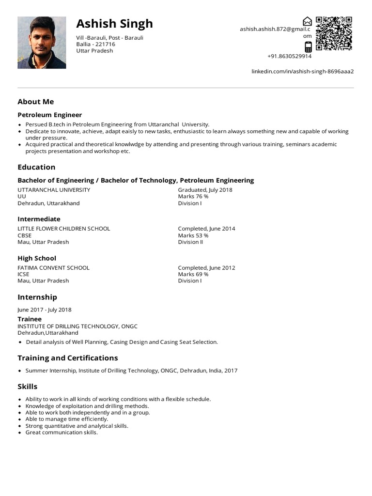 Petroleum Engineer Resume | PDF | Hydraulic Fracturing | Engineering
