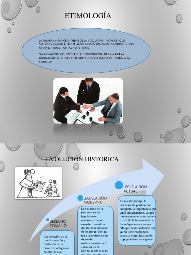 Novacion | PDF | Pagos | Derecho civil (sistema legal)