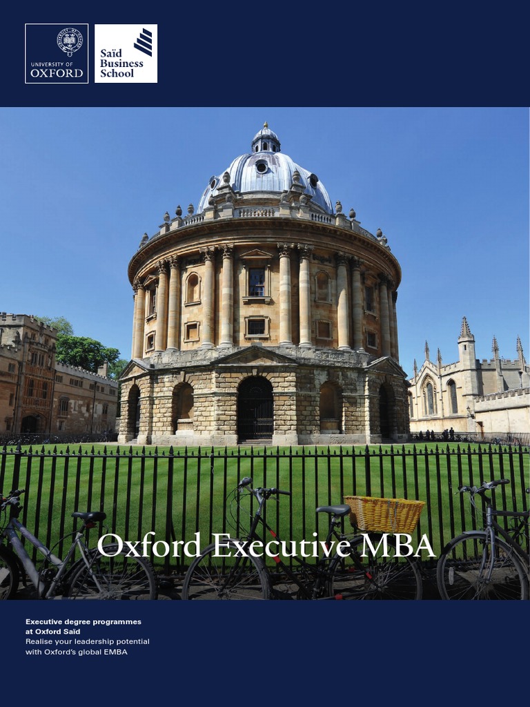 Oxford Executive Mba Brochure | PDF | Master Of Business Administration ...