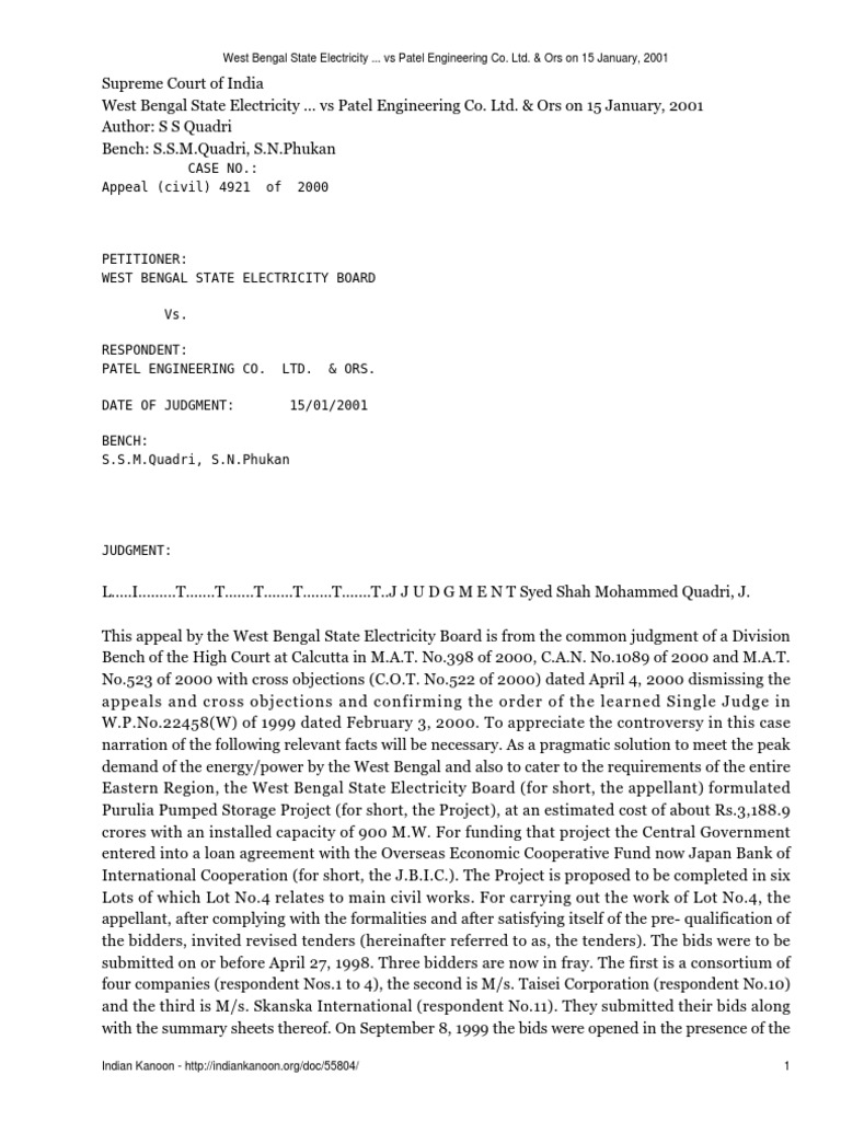 Contract Award Arbitrary | PDF | Judgment (Law) | Appeal
